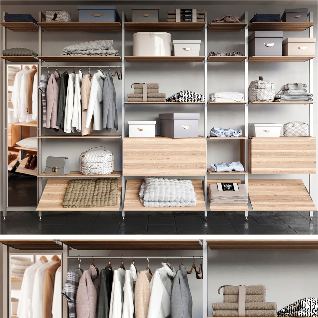 3D Wardrobes Fashion Model - TurboSquid 1445772