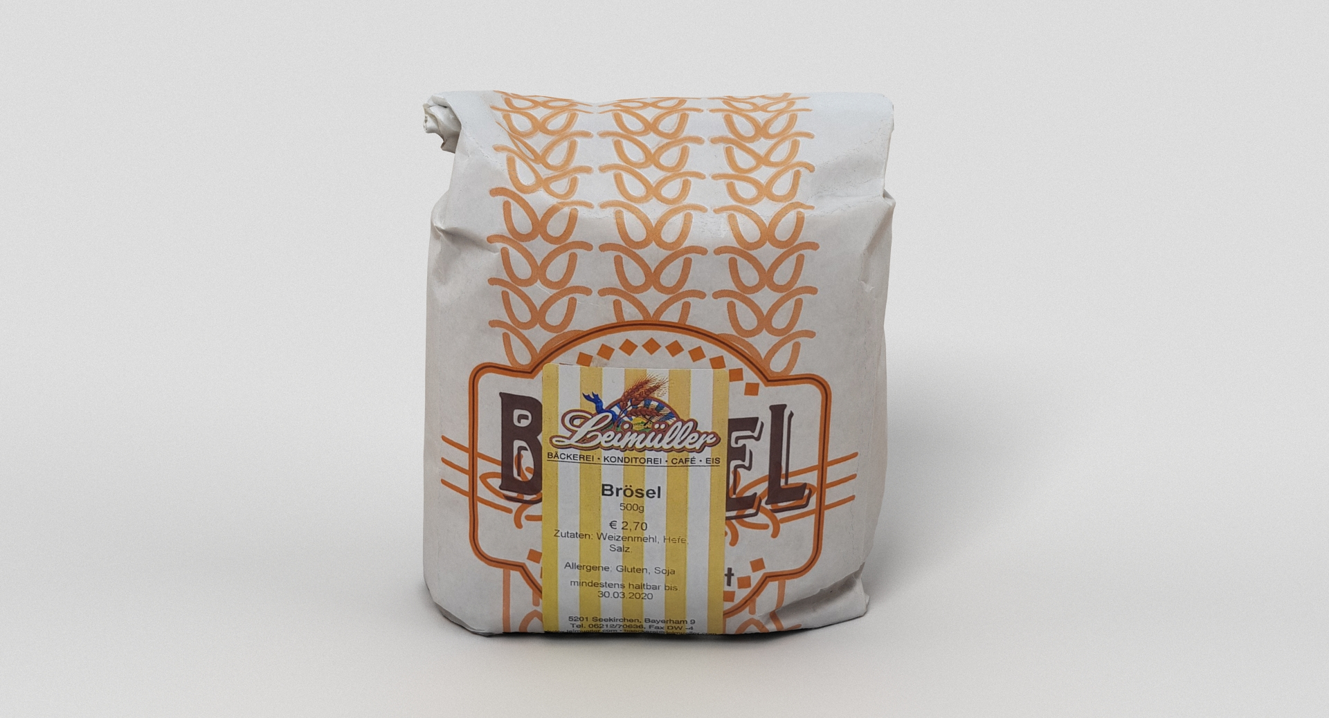 3D Pack Bread Crumbs Model - TurboSquid 1403373