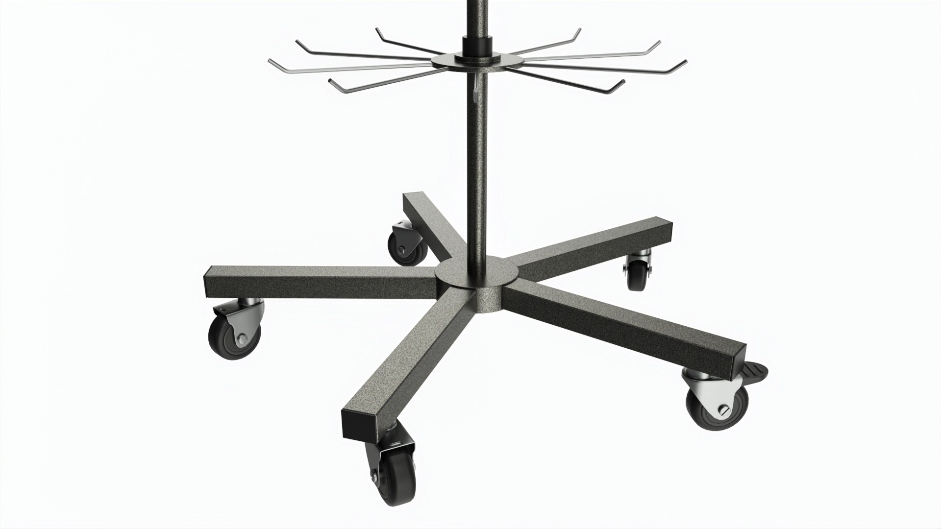 Store 7 Tier Spinner Display Rack For Small Packaged Items 3D Model ...