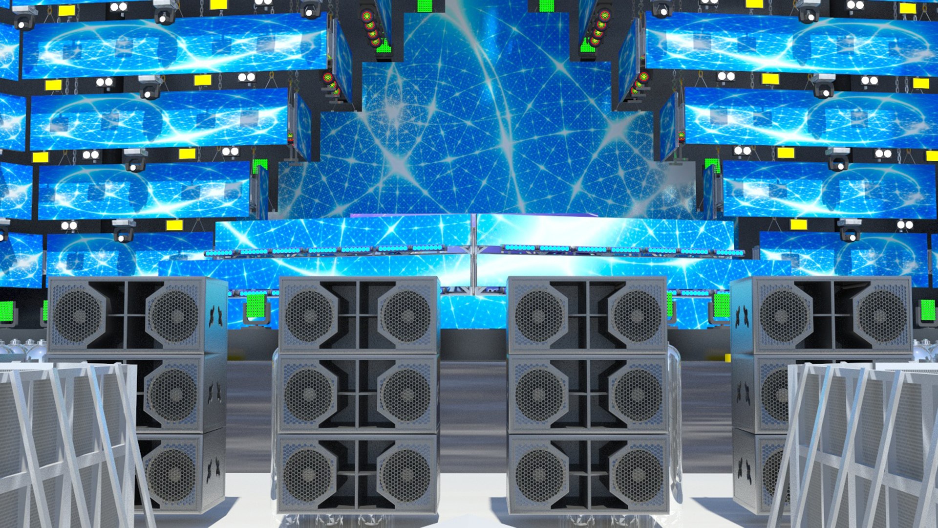 3D Model Ultra Music Festival 2019 Main Stage - TurboSquid 1733095