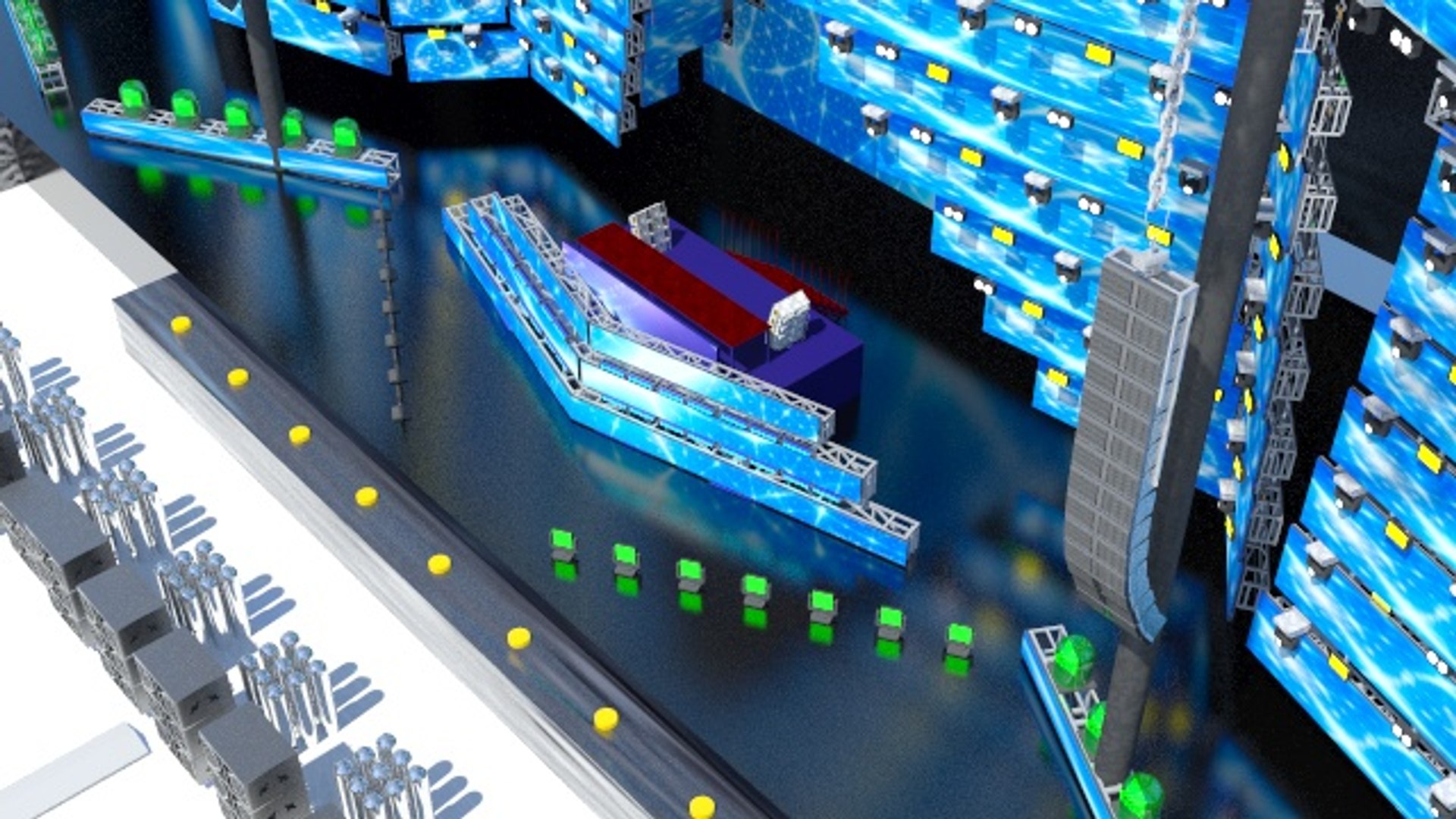 3D Model Ultra Music Festival 2019 Main Stage - TurboSquid 1733095