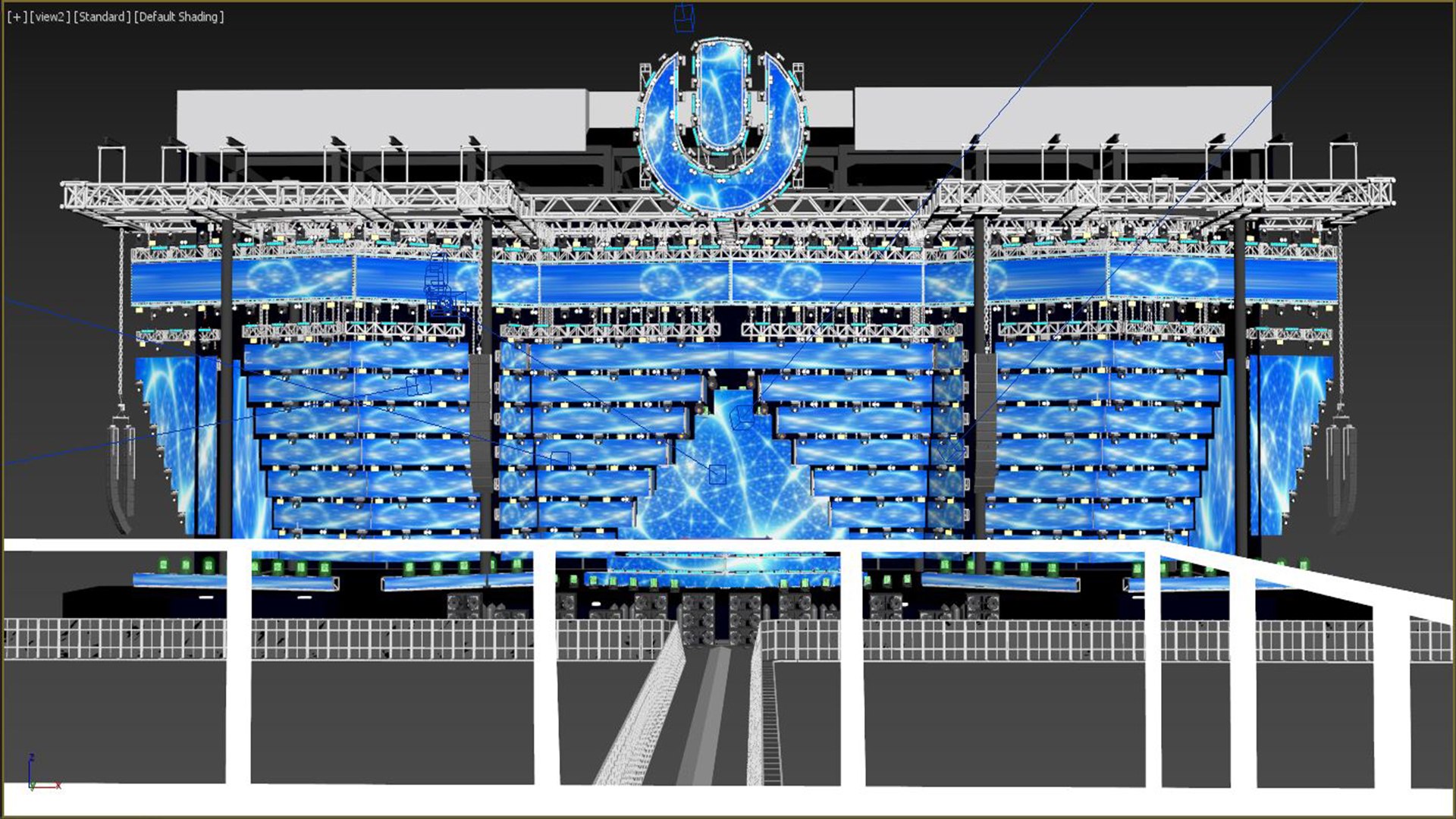 3D Model Ultra Music Festival 2019 Main Stage - TurboSquid 1733095