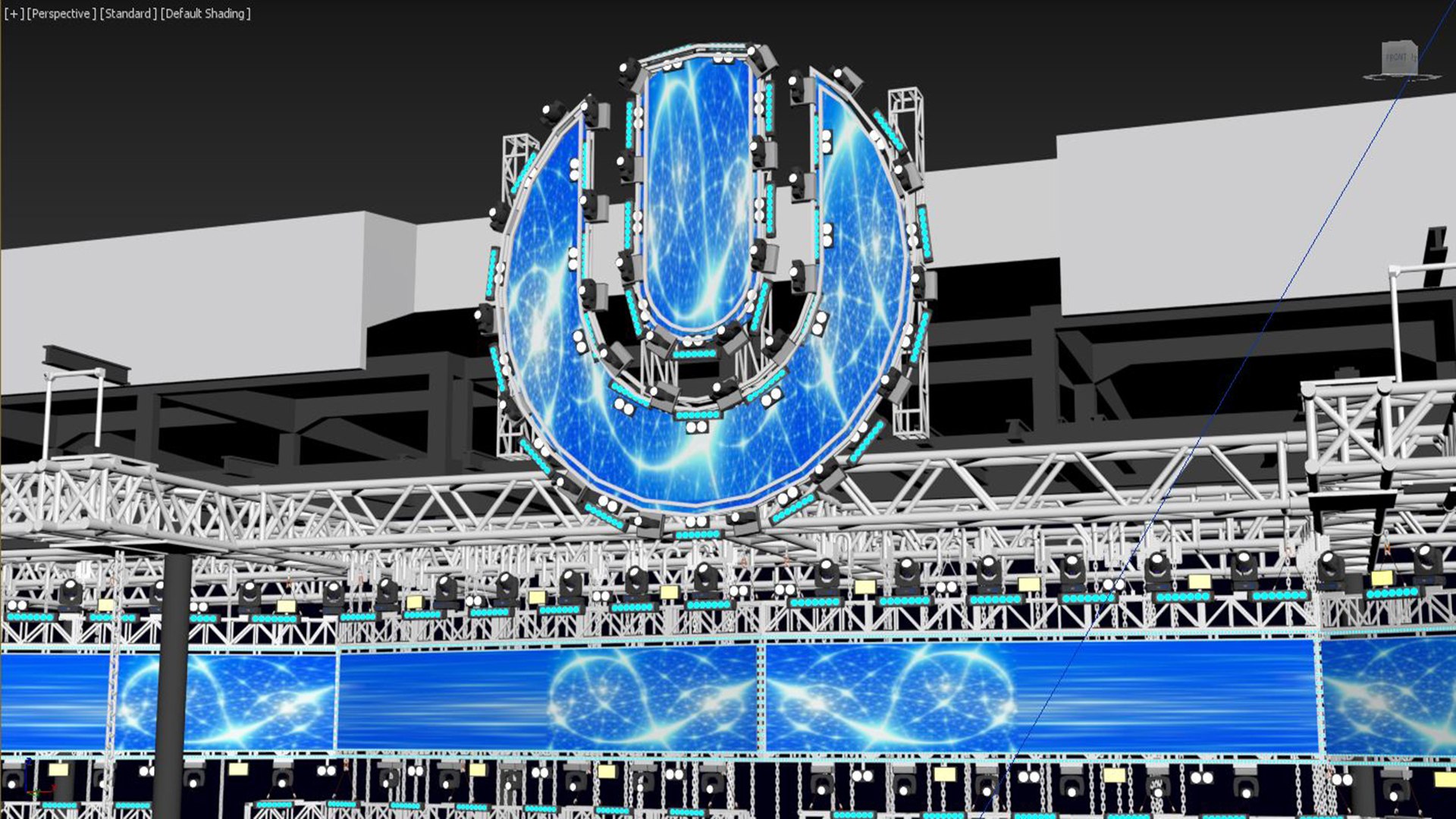 3D Model Ultra Music Festival 2019 Main Stage - TurboSquid 1733095