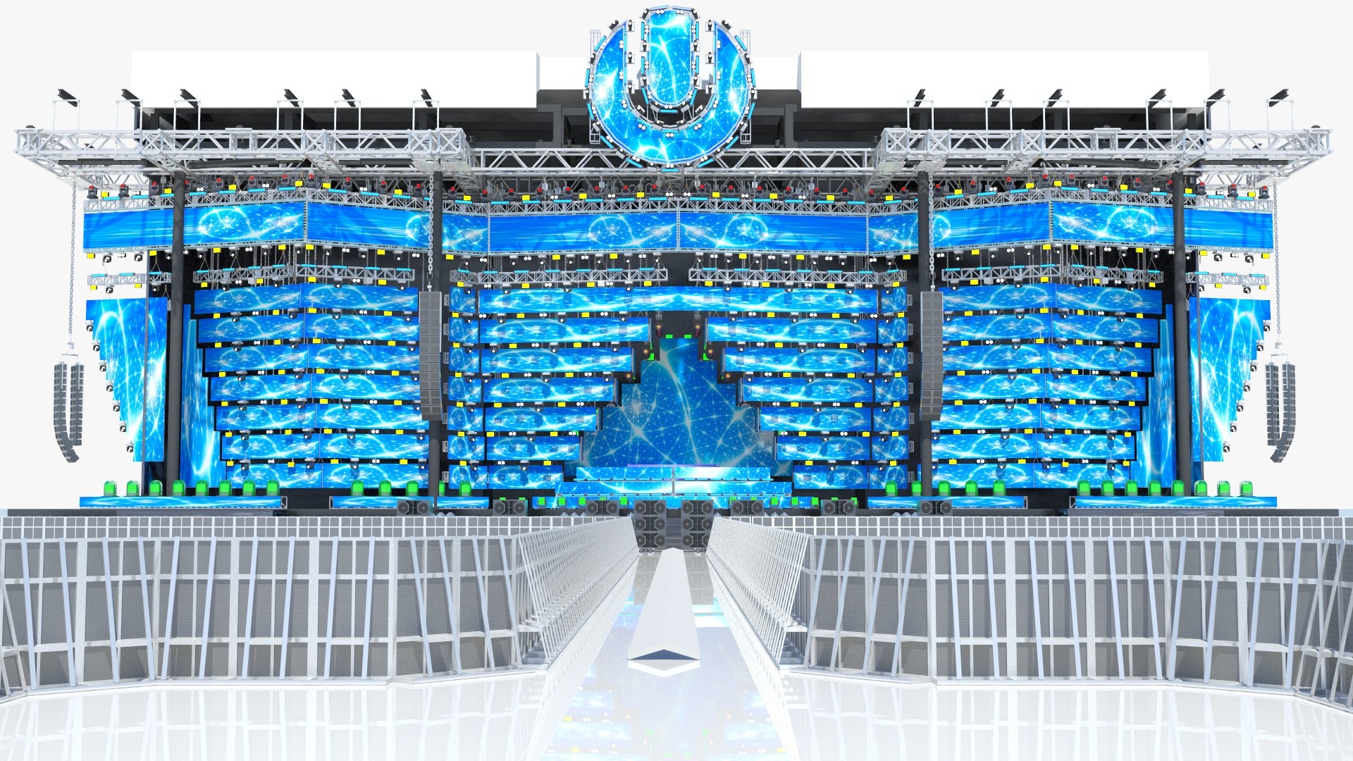 3D Model Ultra Music Festival 2019 Main Stage - TurboSquid 1733095