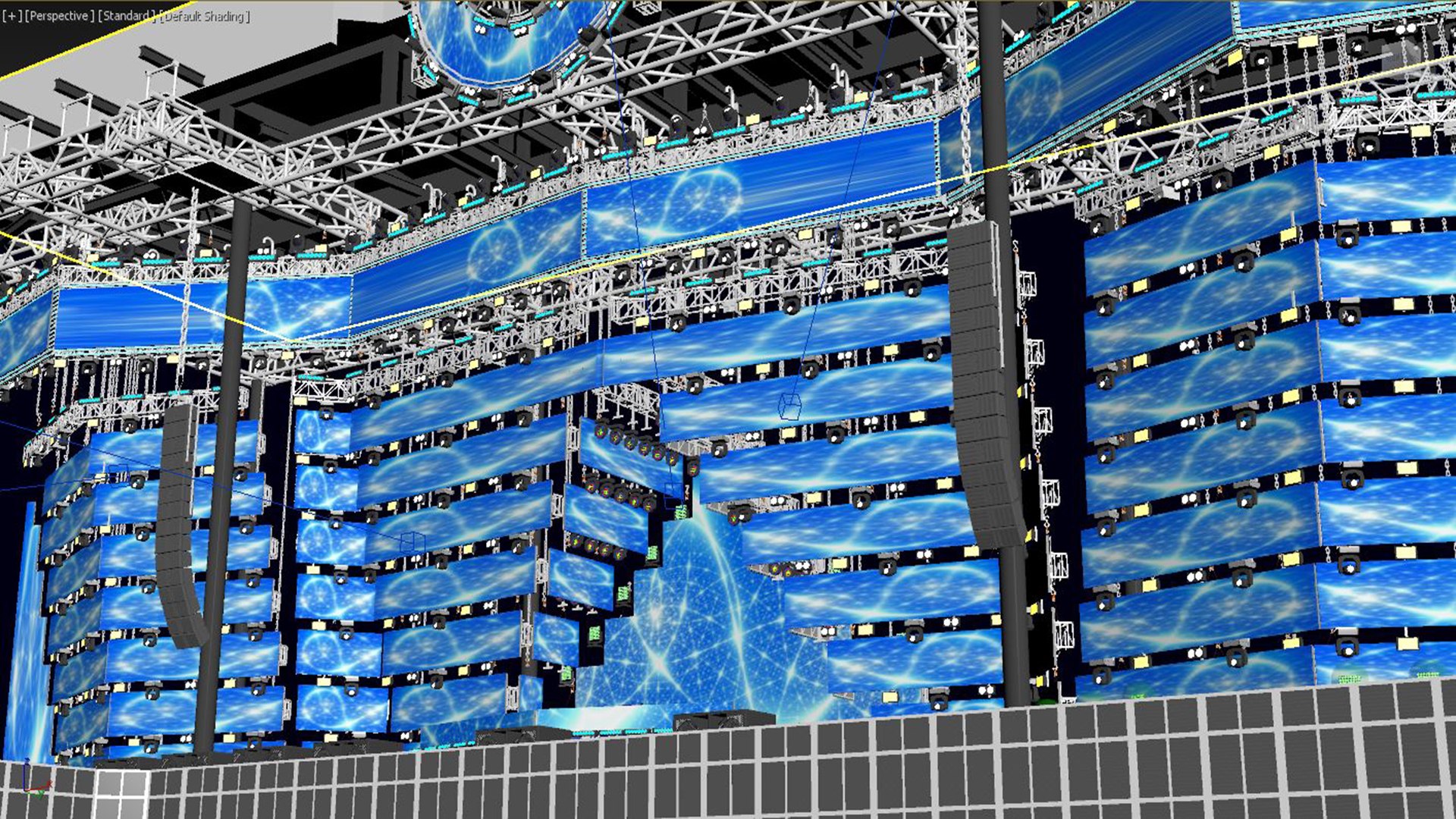 3D Model Ultra Music Festival 2019 Main Stage - TurboSquid 1733095