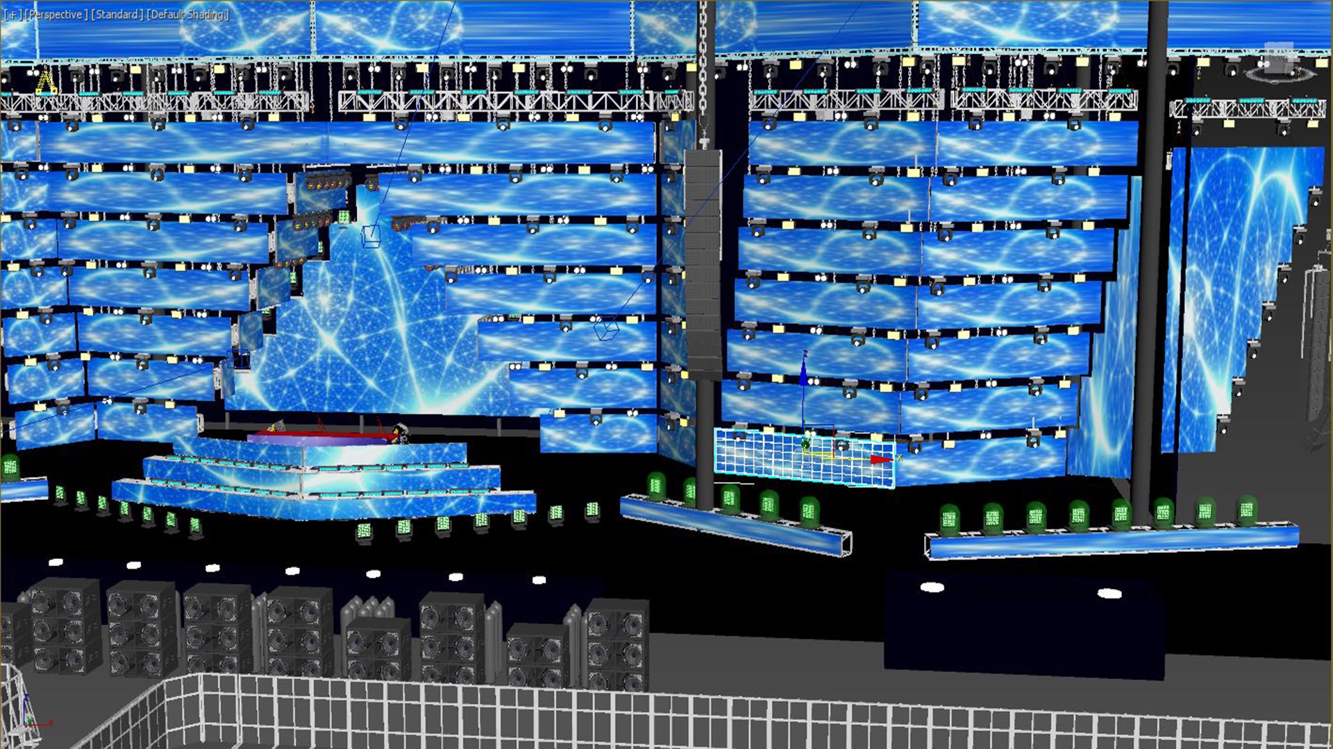 3D Model Ultra Music Festival 2019 Main Stage - TurboSquid 1733095