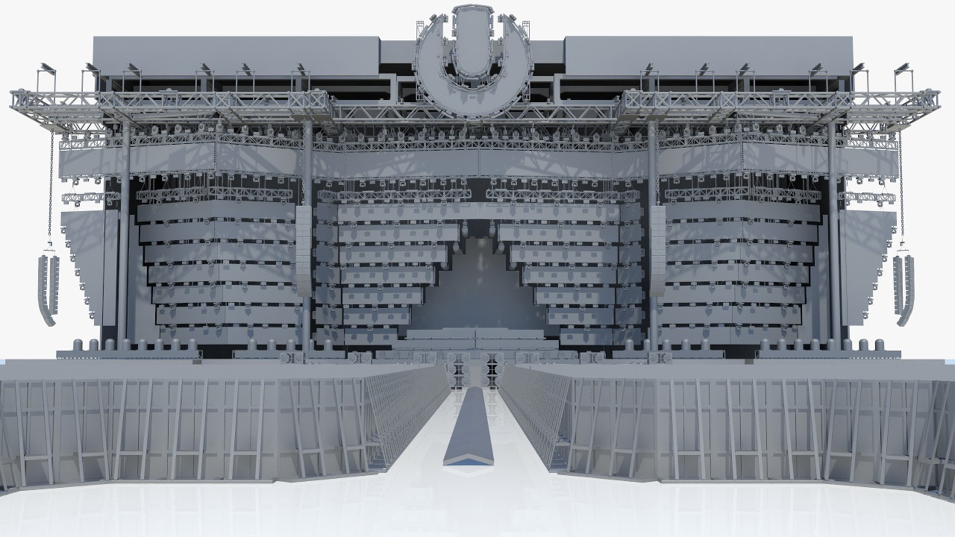 3D Model Ultra Music Festival 2019 Main Stage - TurboSquid 1733095