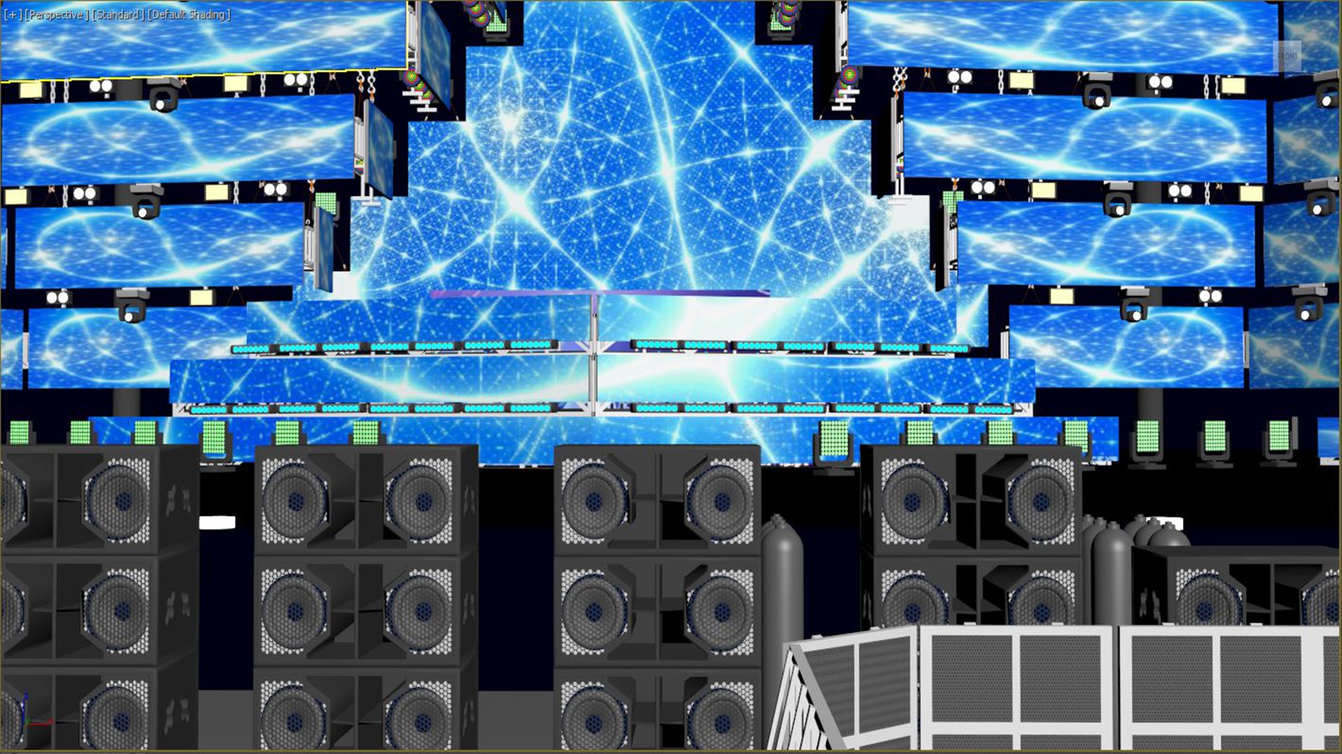 3D Model Ultra Music Festival 2019 Main Stage - TurboSquid 1733095