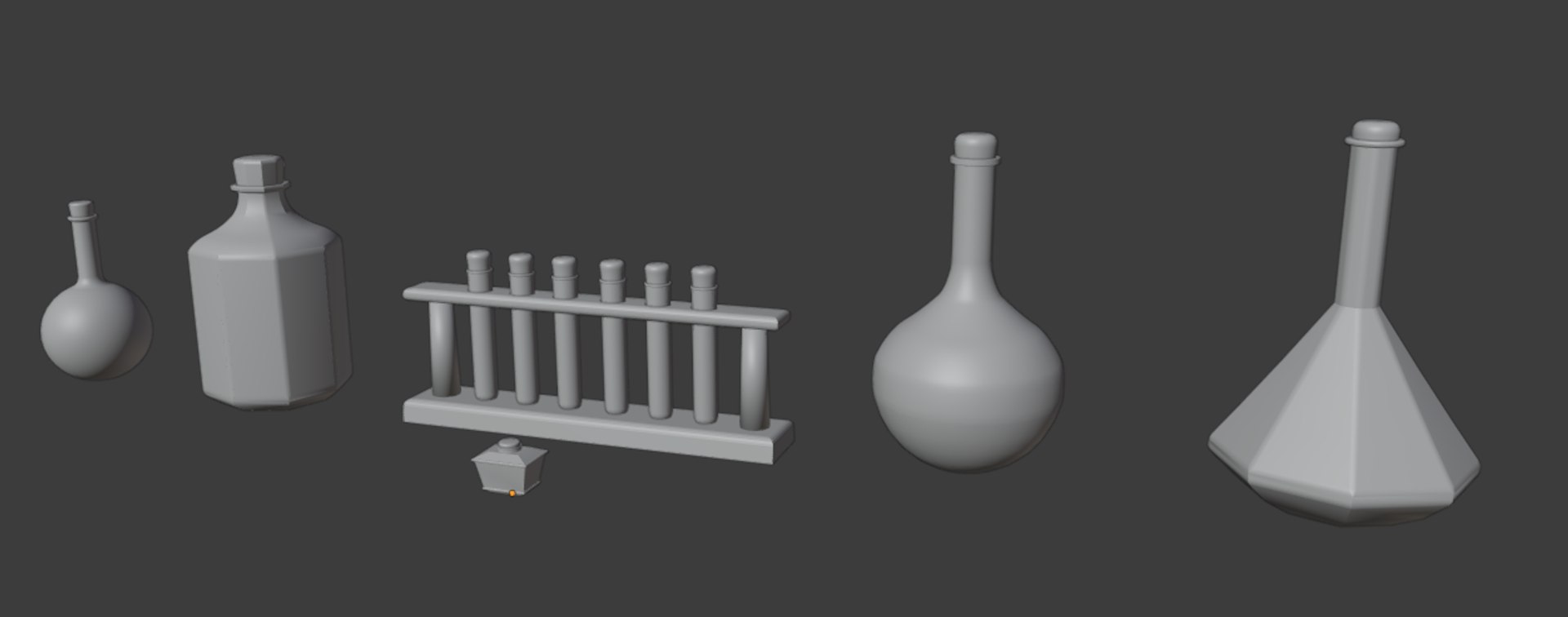 3D Potion Bottles - TurboSquid 1622449