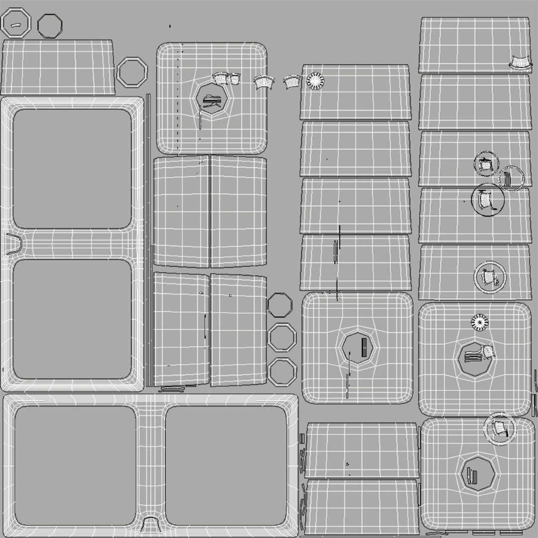 Kitchen Double Sink 3D Model - TurboSquid 1996602