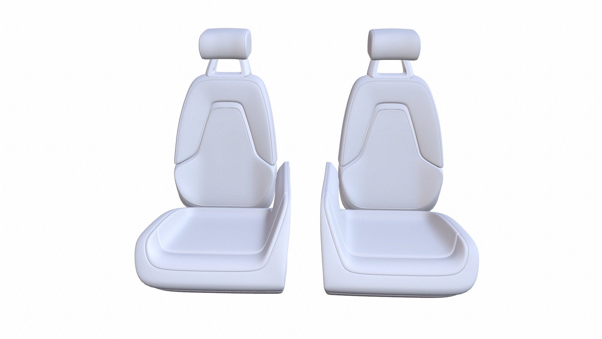 Detailed Car Seats 3D Model - TurboSquid 2345518