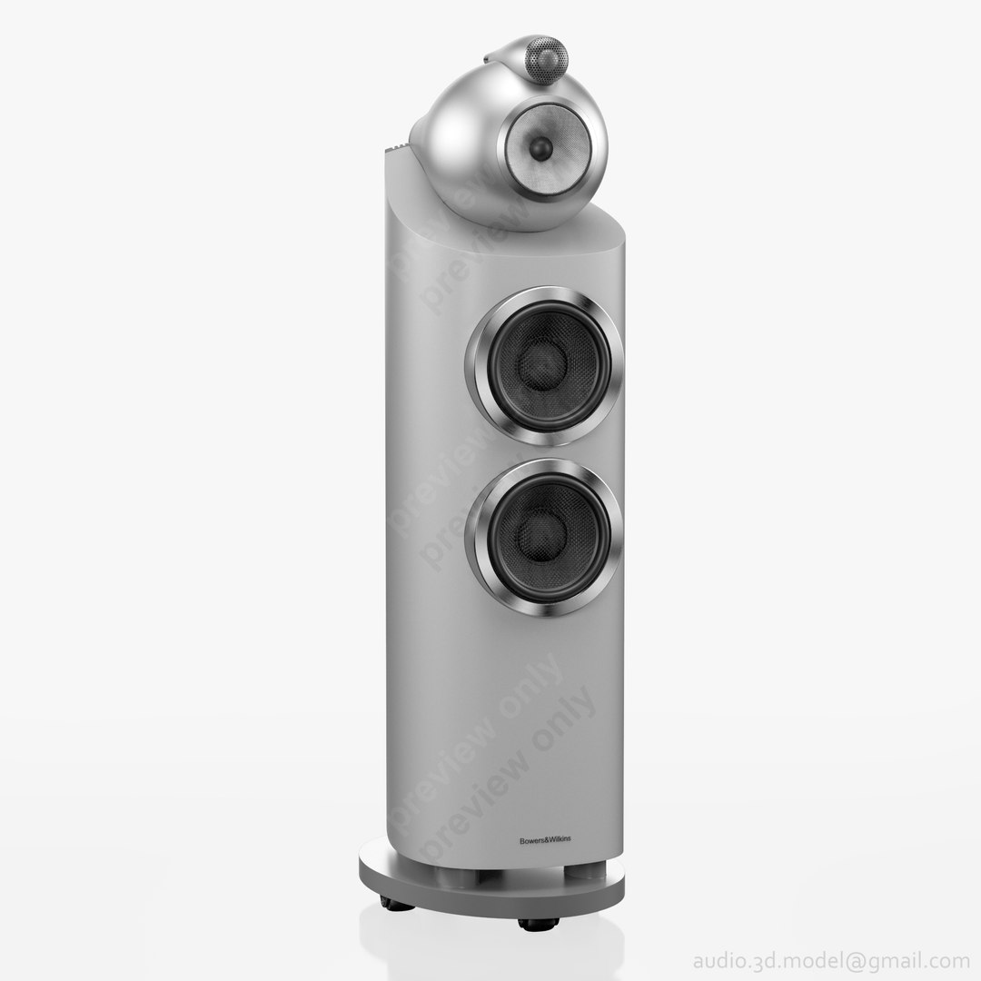 Floorstanding Bowers Wilkins 803 3d 3ds