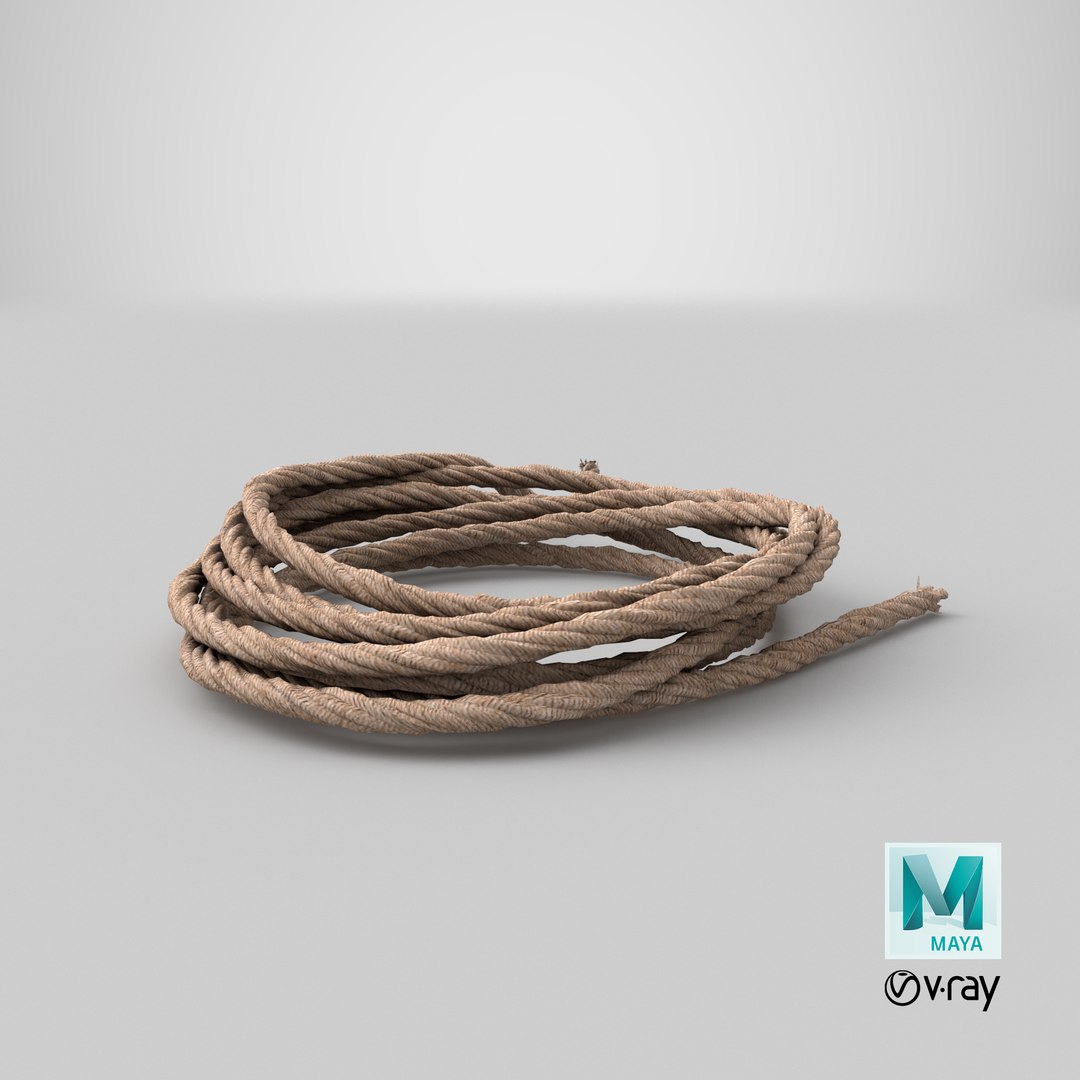Rope Coil 3D model - TurboSquid 1921043