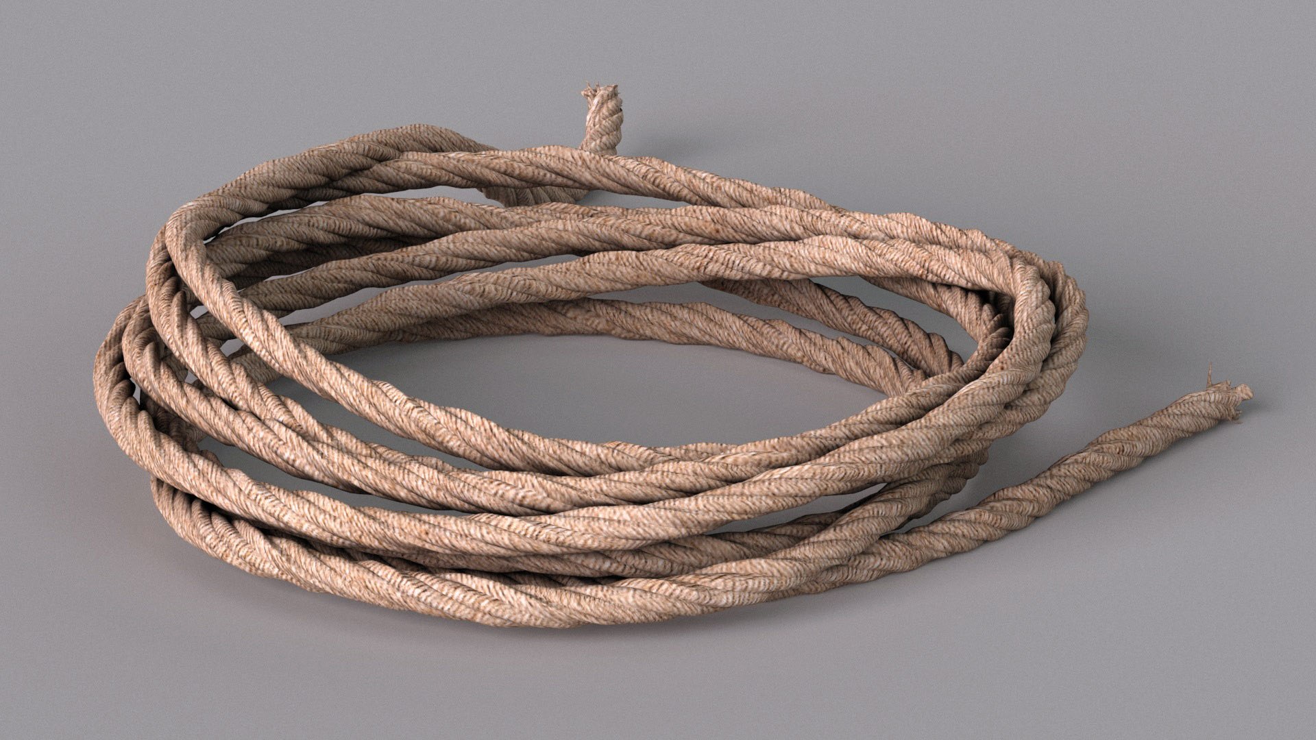 Rope Coil 3D Model - TurboSquid 1921043