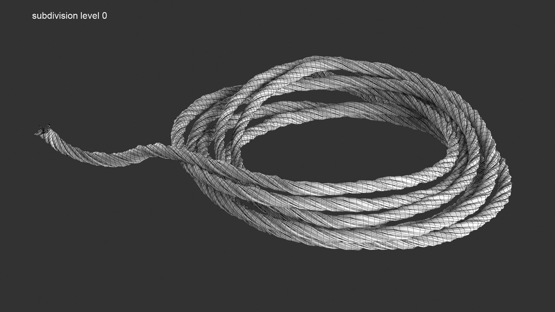 Rope Coil 3D Model - TurboSquid 1921043