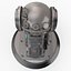 3d model turret base sci-fi