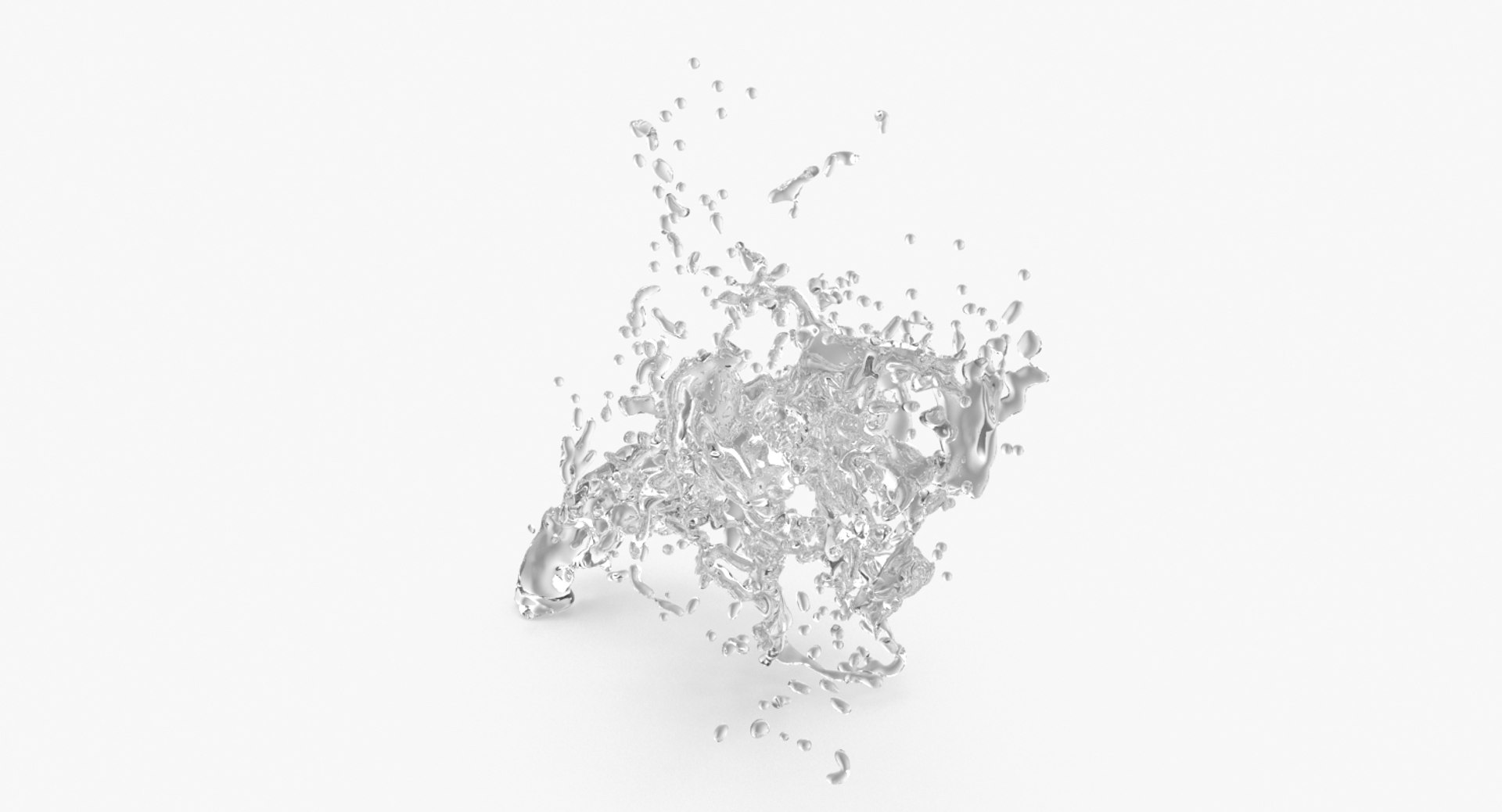 Water Splash Model - TurboSquid 1280314