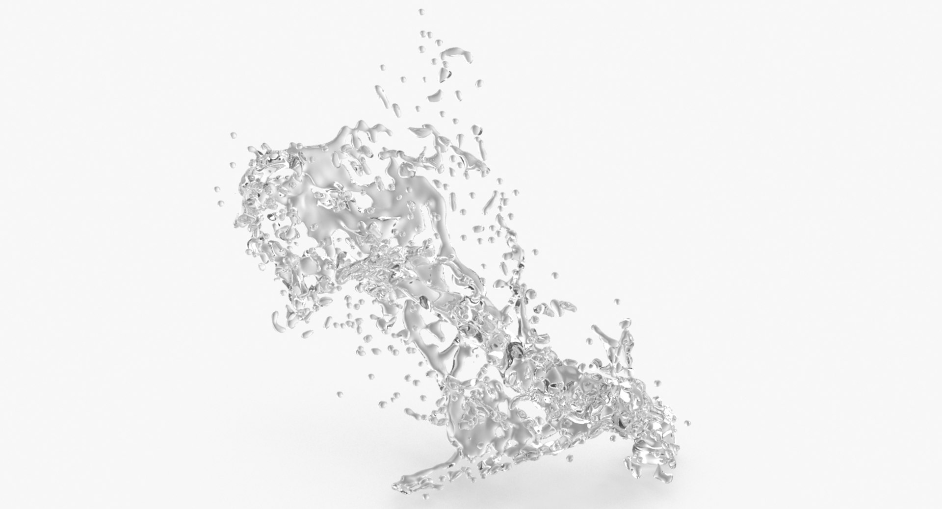 Water Splash Model - TurboSquid 1280314