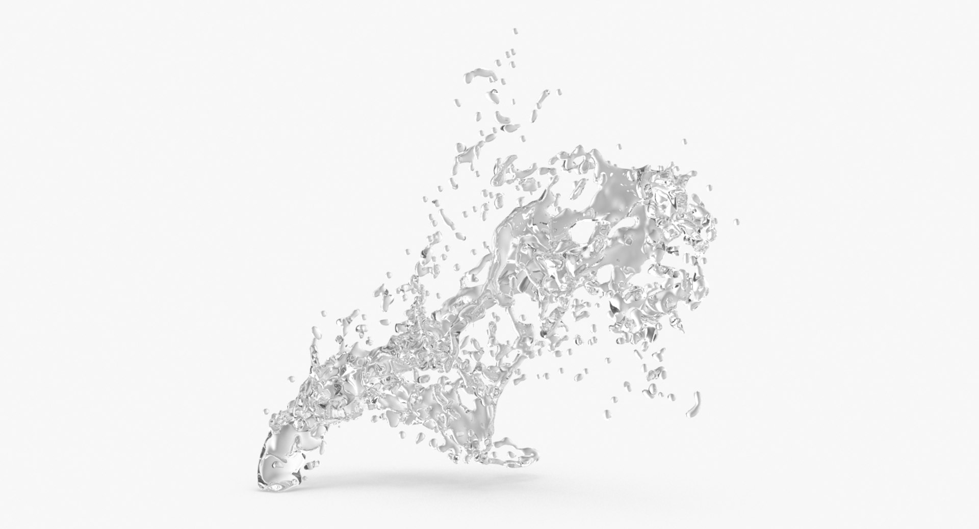 Water Splash Model - TurboSquid 1280314