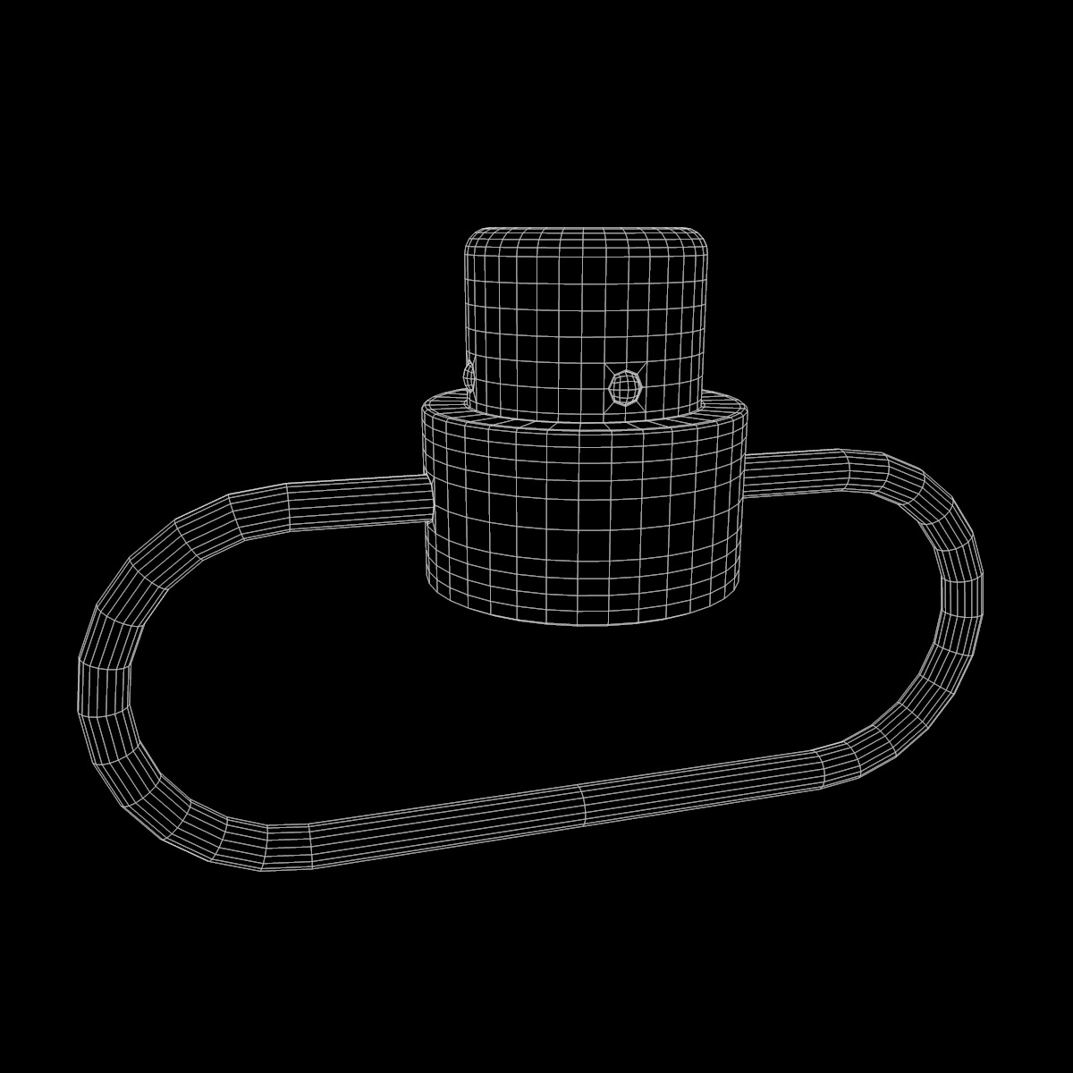 3d model sling sangleswivel attache