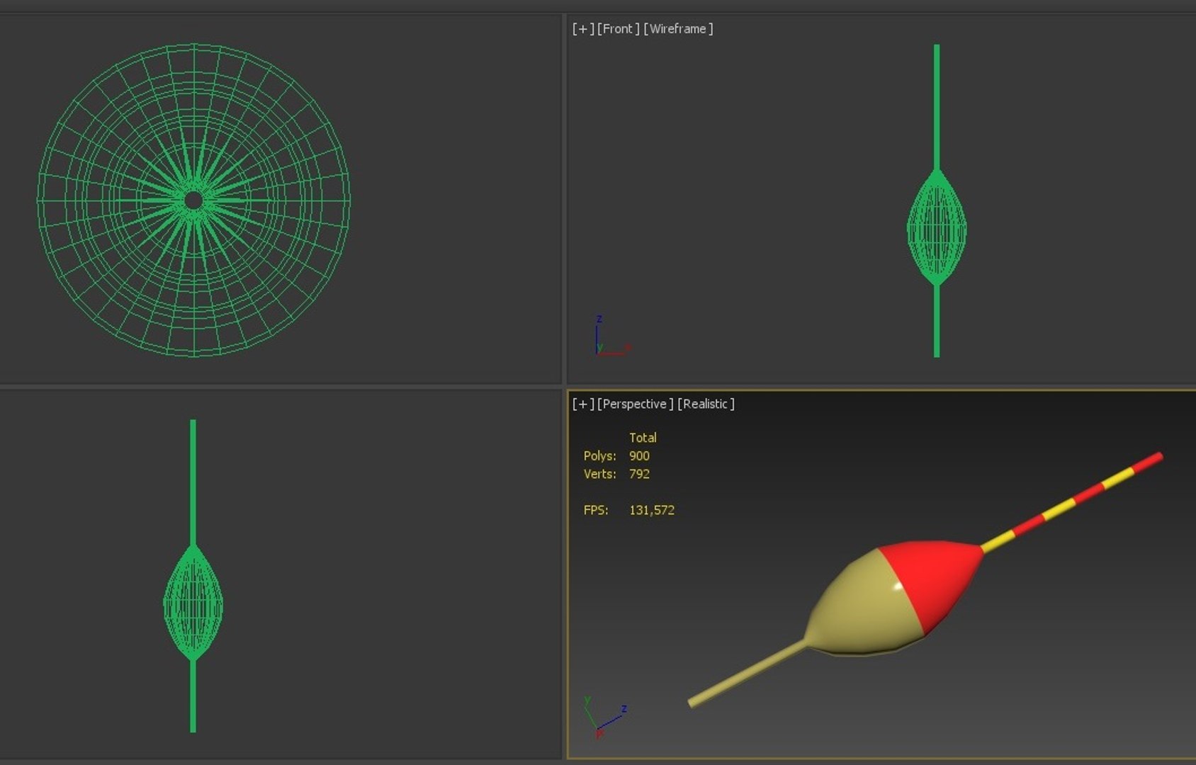 Fishing Float 3d 3ds