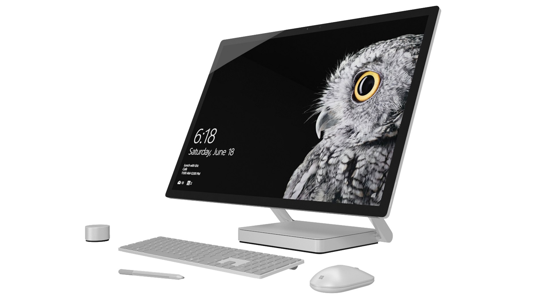 3d Model Realistic Microsoft Surface Studio