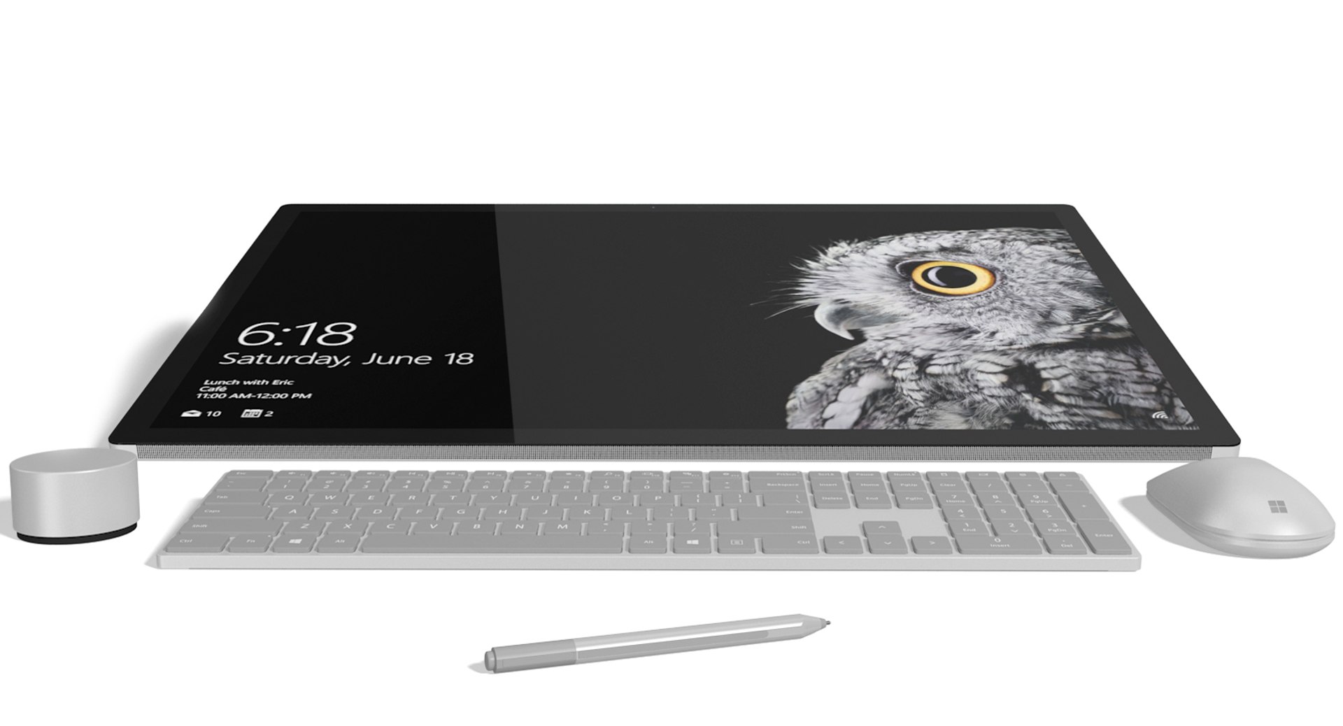 3d Model Realistic Microsoft Surface Studio