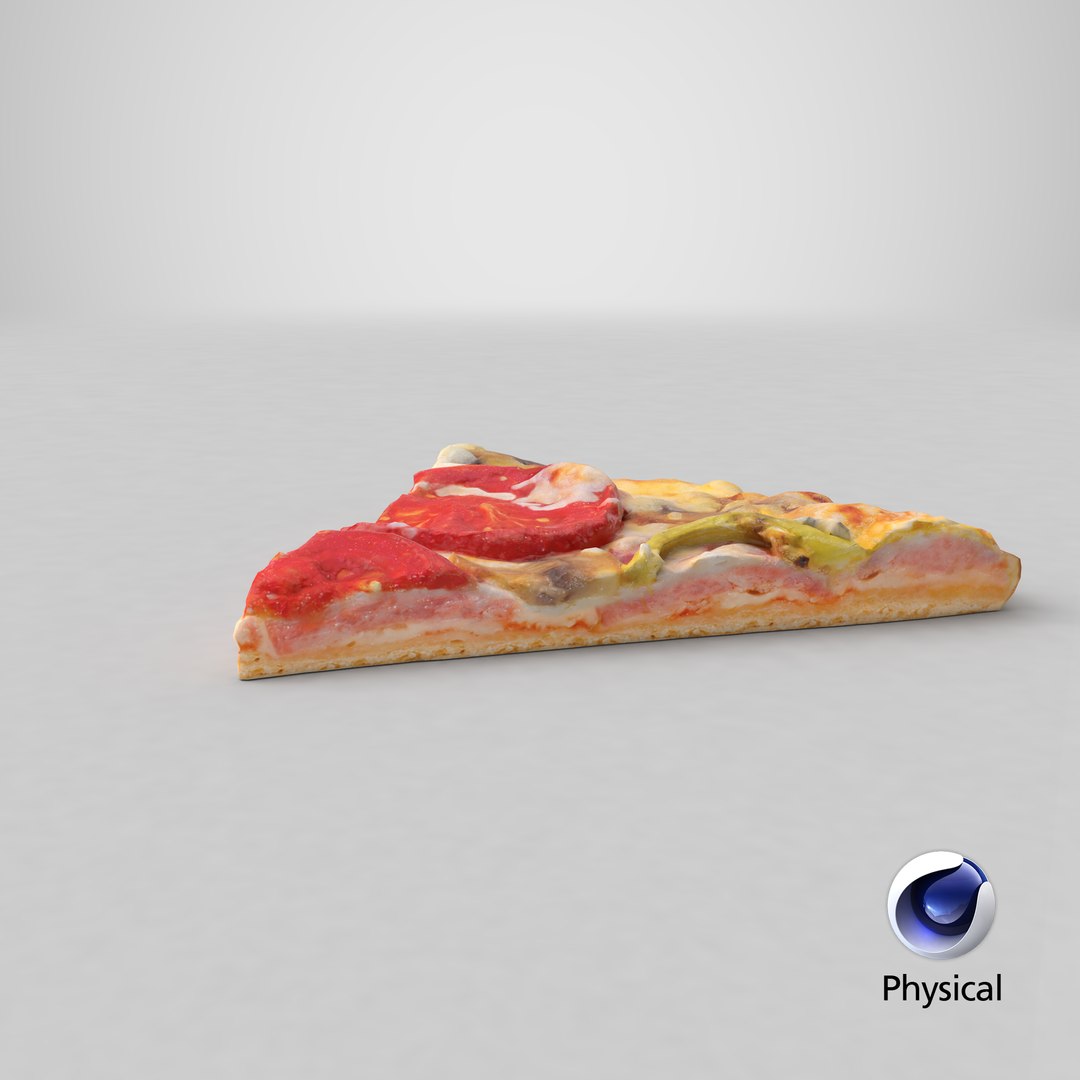 3D Pizza Slice Model - TurboSquid 1615484