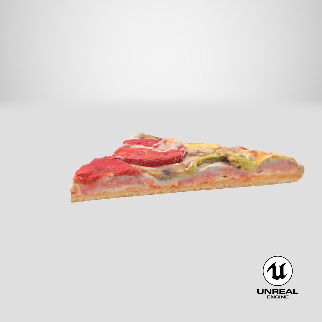 3D Pizza Slice Model - TurboSquid 1615484