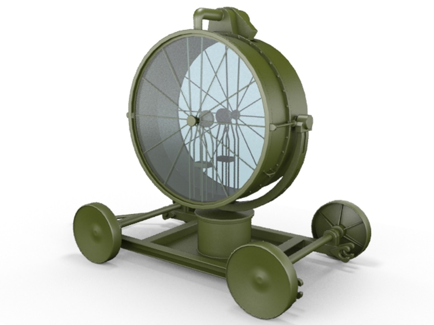 searchlight light 3d model