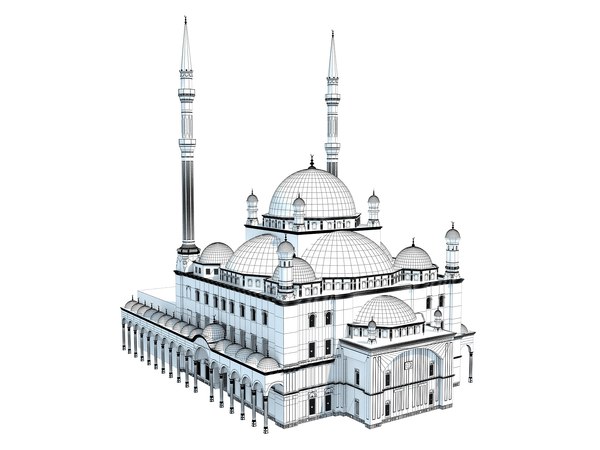 3d model mohamed ali mosque
