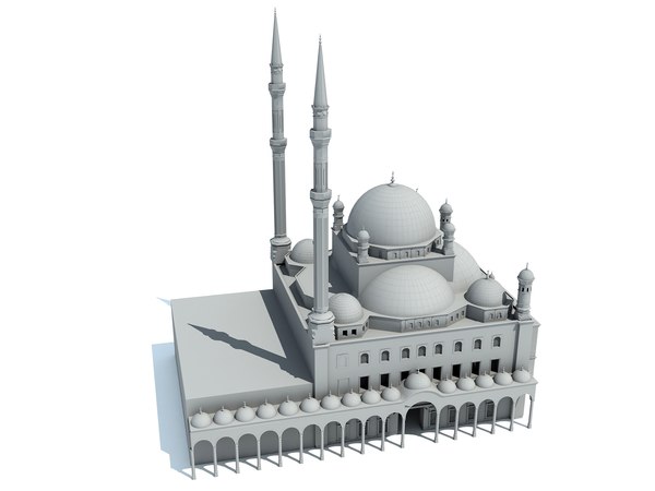 3d model mohamed ali mosque