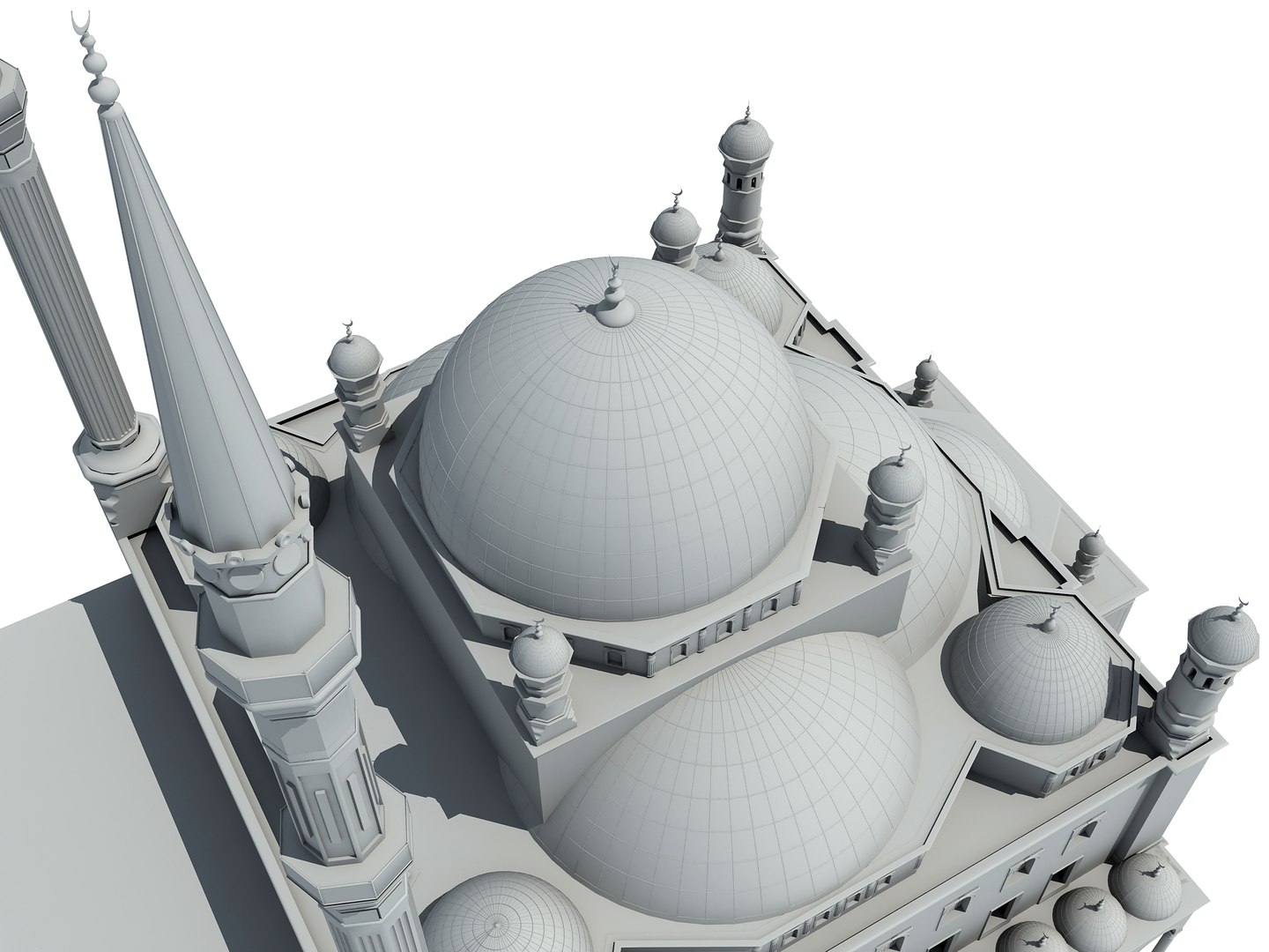 3d Model Mohamed Ali Mosque