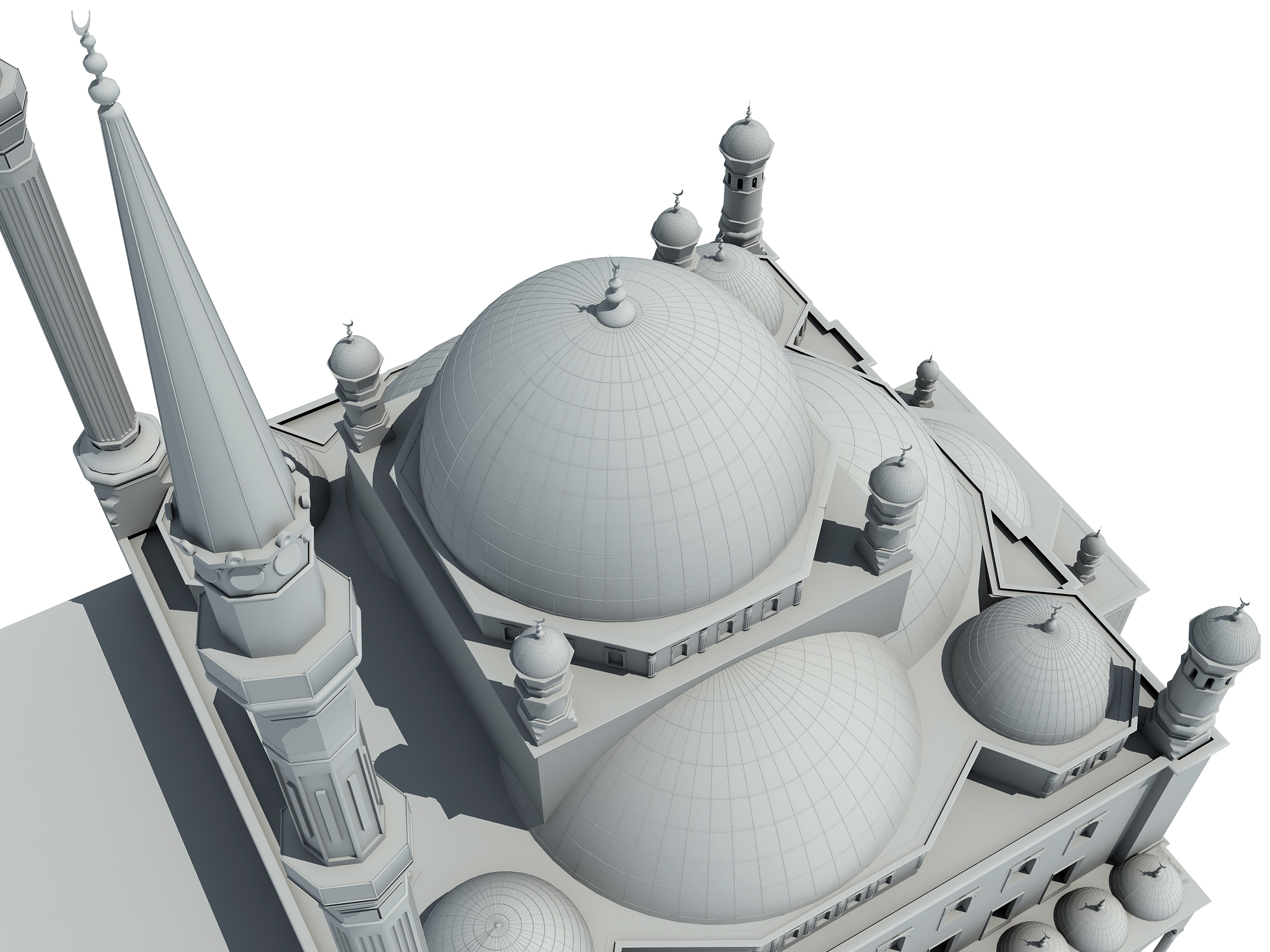 3d model mohamed ali mosque