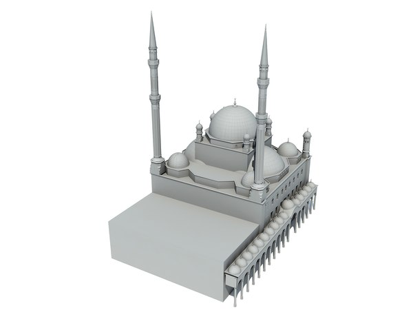 3d model mohamed ali mosque