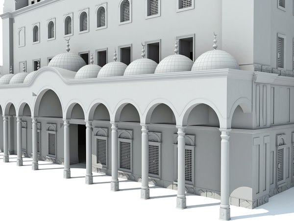3d model mohamed ali mosque