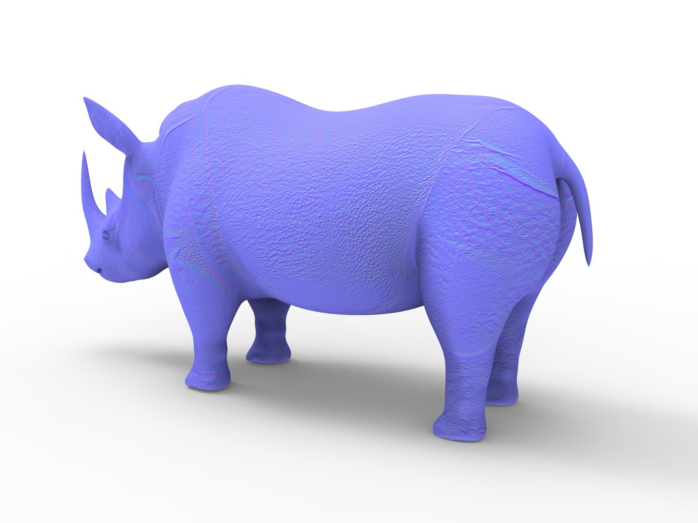 3D Realistic Rhino Rigged Animation - TurboSquid 1271268