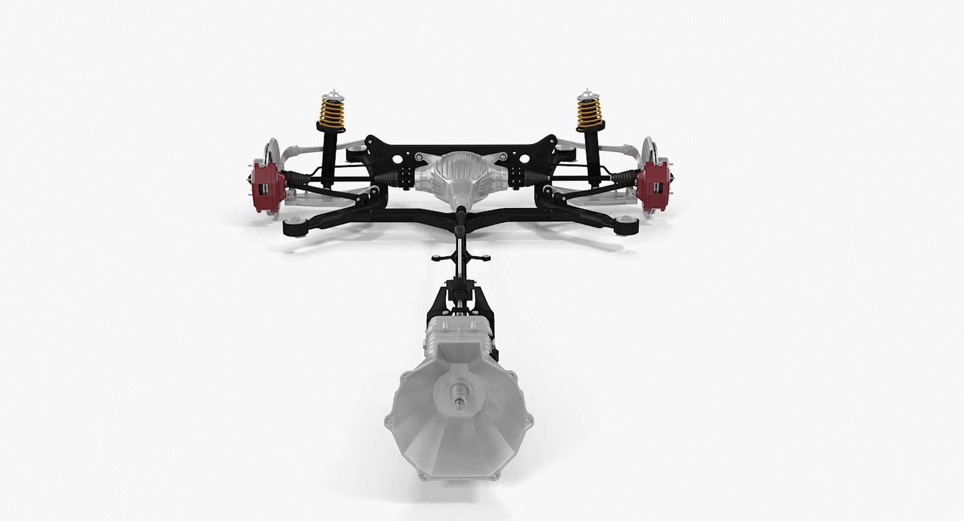 rwd gearbox 3d model