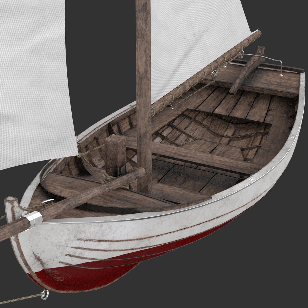 3D Wooden Boat - TurboSquid 1219552
