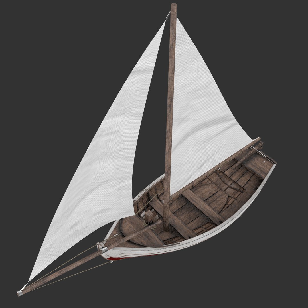 3D Wooden Boat - TurboSquid 1219552