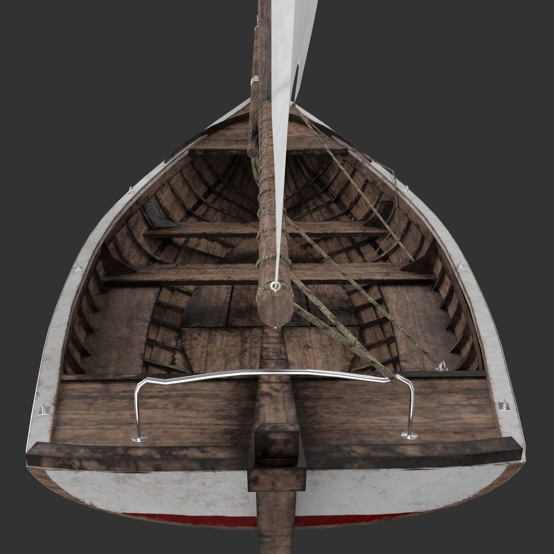 3D Wooden Boat - TurboSquid 1219552