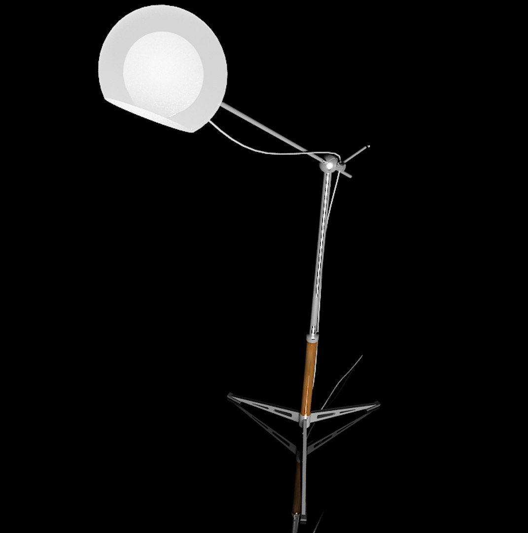 Standard Lamp 3d Model