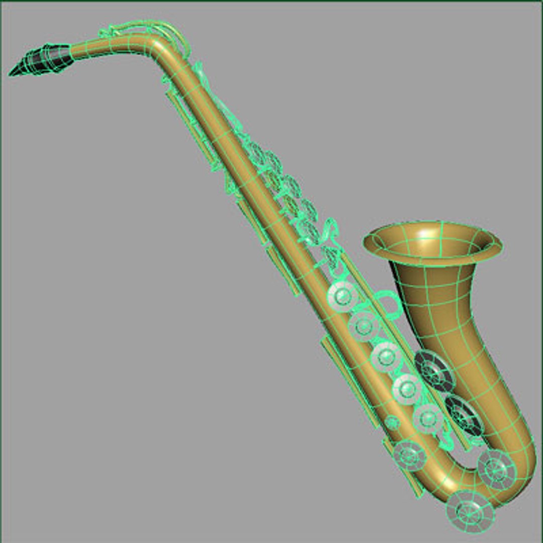 Saxophone Sax 3d Model