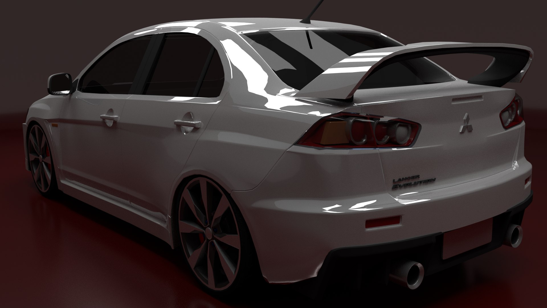 3D Model Lancer Evolution X - TurboSquid 1249781