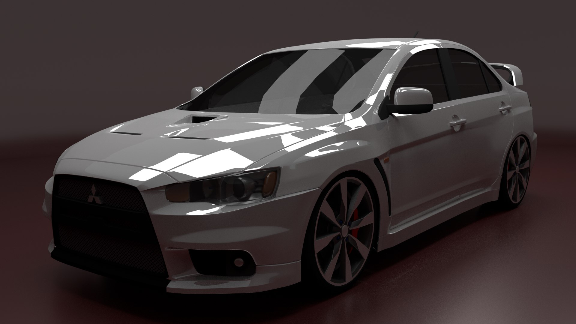 3D Model Lancer Evolution X - TurboSquid 1249781