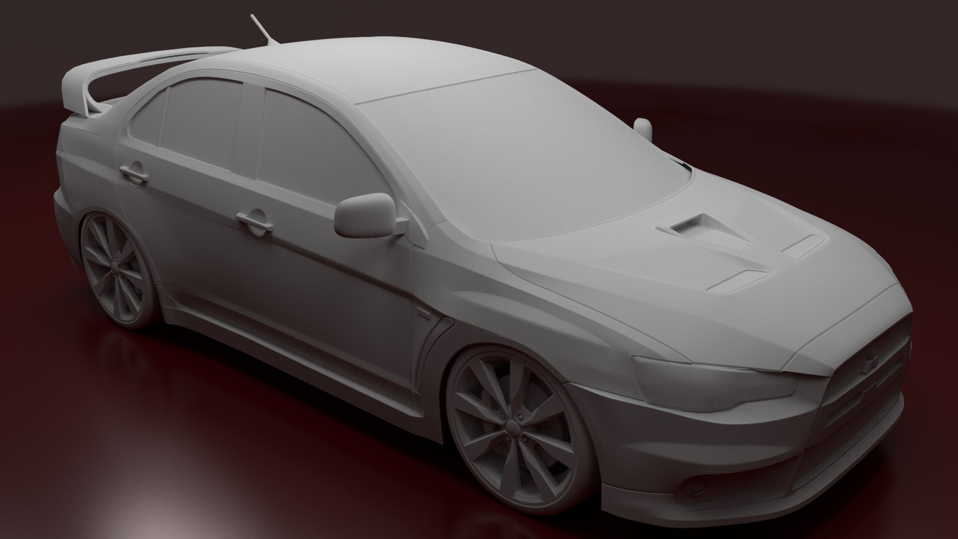3D Model Lancer Evolution X - TurboSquid 1249781