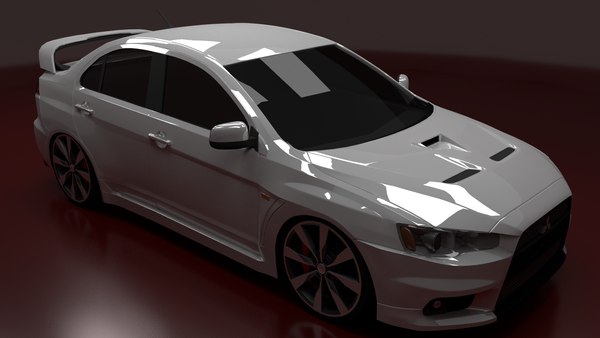 3D model lancer evolution x - TurboSquid 1249781