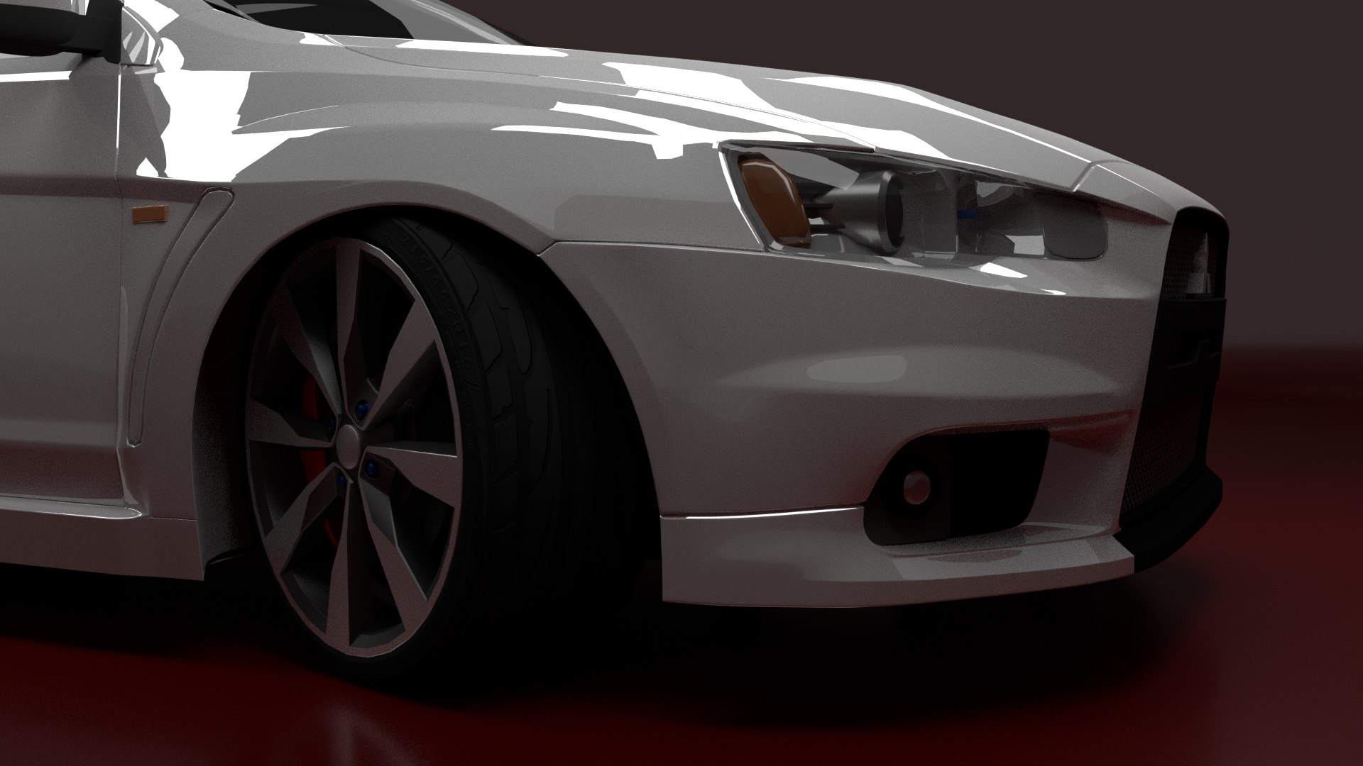 3D Model Lancer Evolution X - TurboSquid 1249781