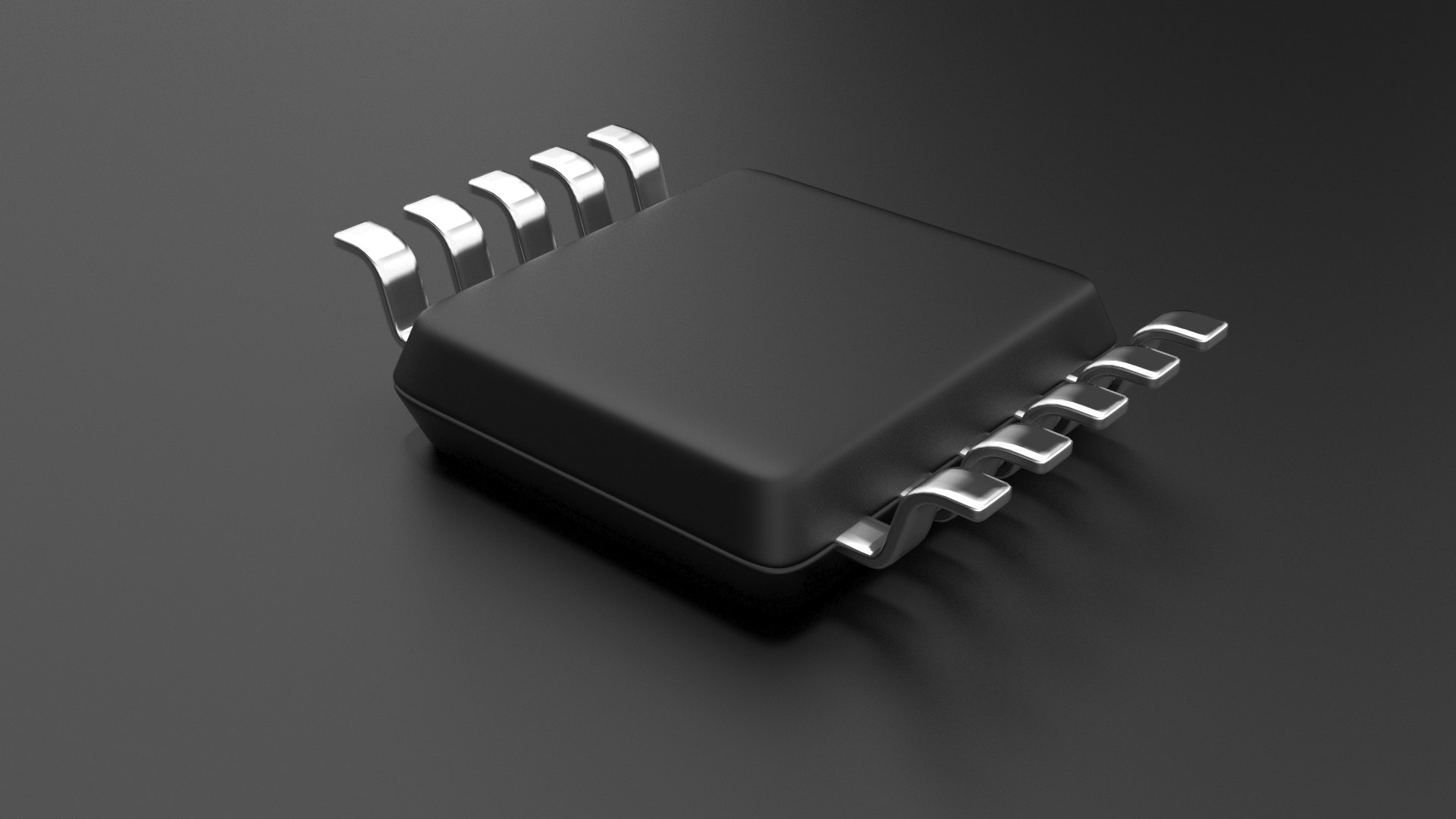 MSOP-8 Chip Model - TurboSquid 2246570