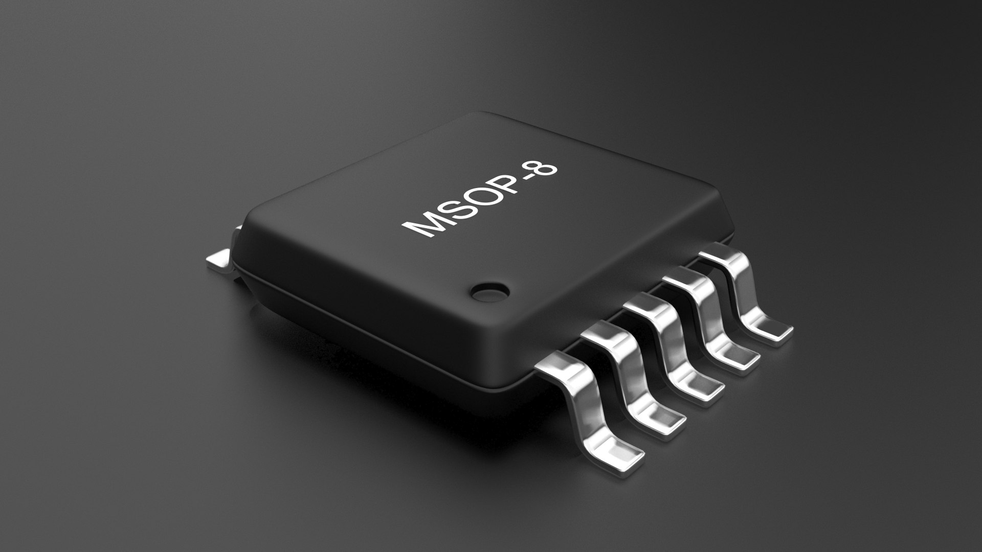 MSOP-8 Chip Model - TurboSquid 2246570